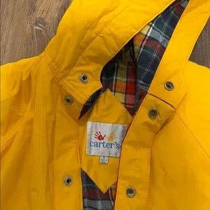 Carter's | Jackets & Coats | Vintage Carters Bright Yellow Raincoat For ...
